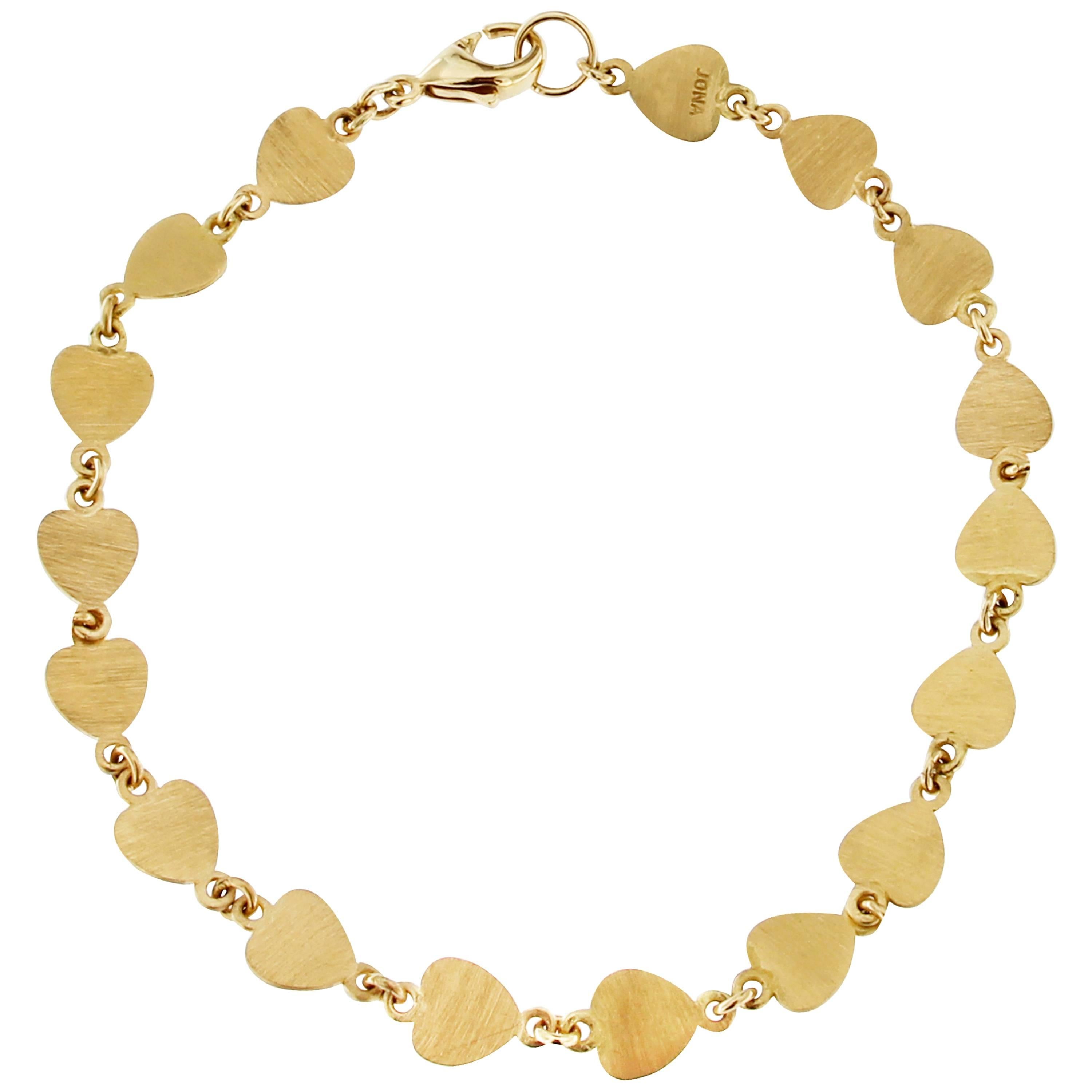 Antique Victorian 9 Karat Yellow Gold Heart Lock Bracelet at 1stDibs ...