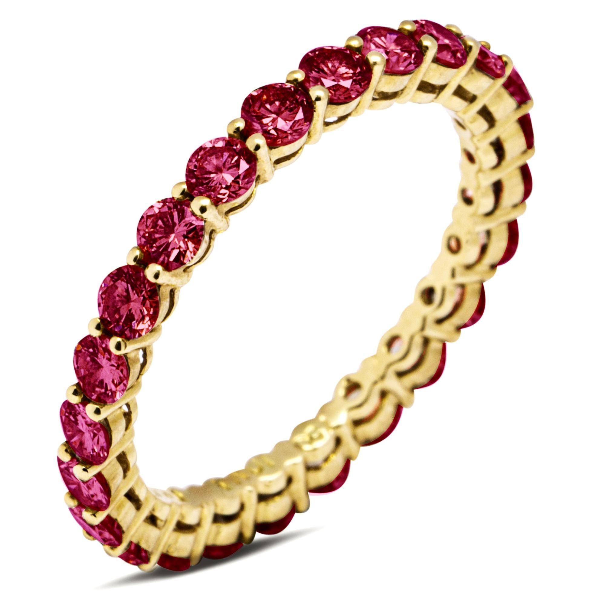 Eighteen Karat White Gold Baguette Ruby Eternity Engraved Band at 1stDibs | ruby baguette ...