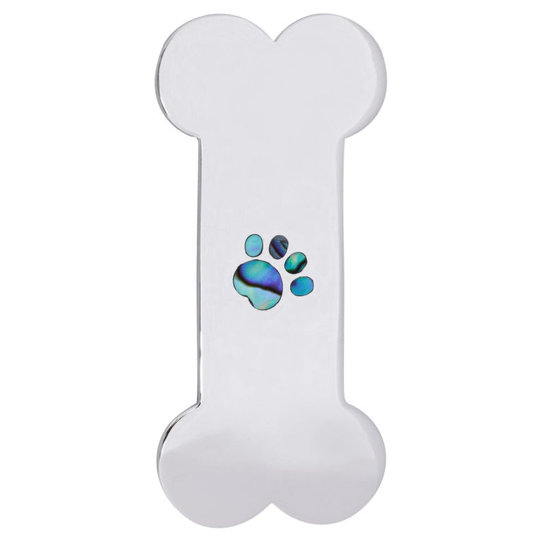 Alex Jona Sterling Silver Dog Bone Money Clip For Sale at 1stDibs