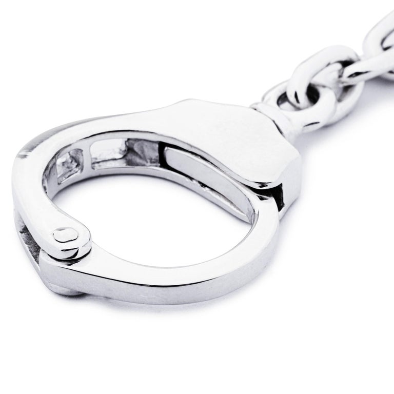 Sterling Silver Handcuffs Key Holder For Sale at 1stDibs