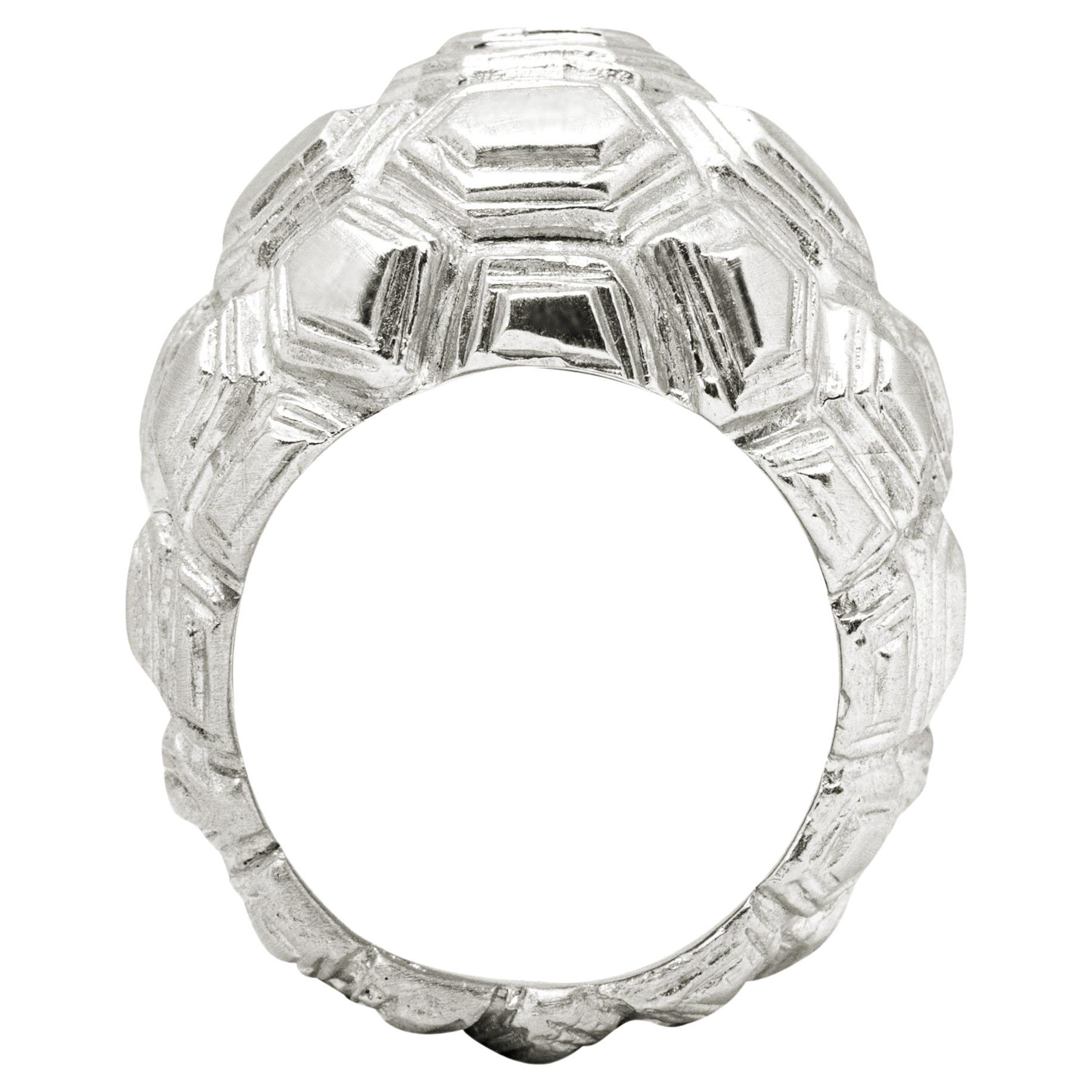 Alex Jona Testudo 18 Karat Yellow Gold Dome Ring at 1stDibs