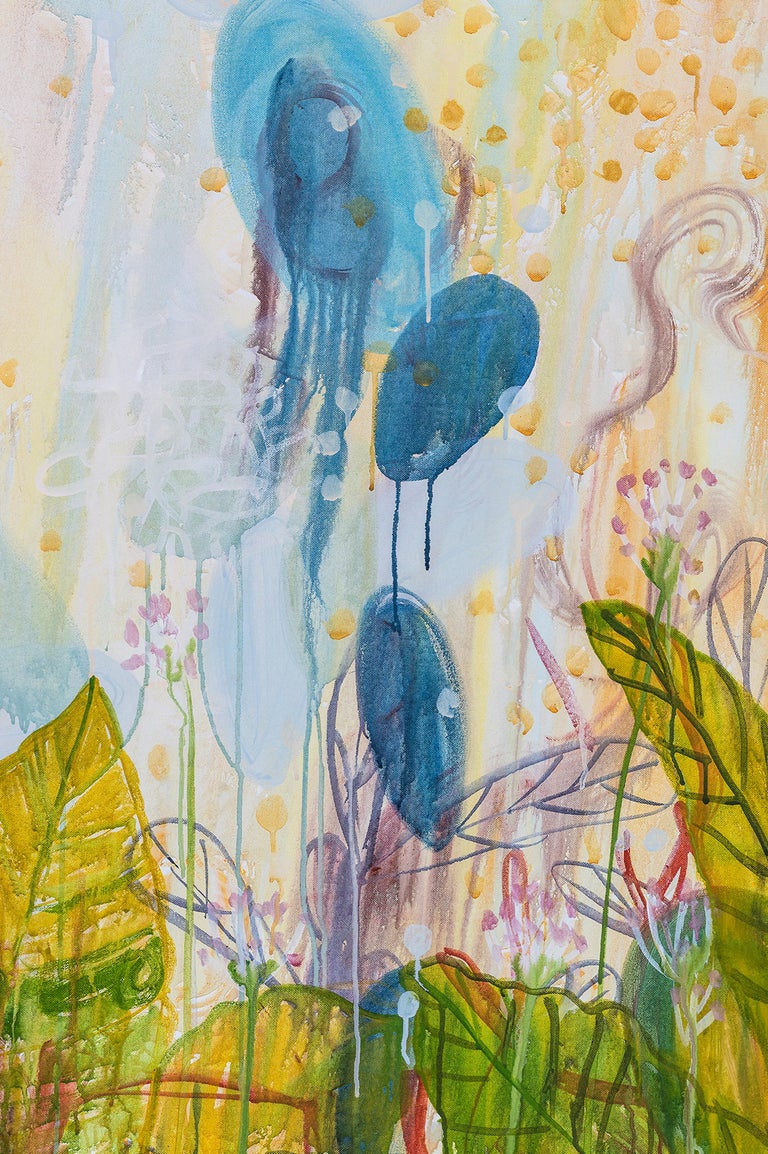 Alex K. Mason - Abstract Nature Painting Alex K. Mason Tobacco Blossoms ...