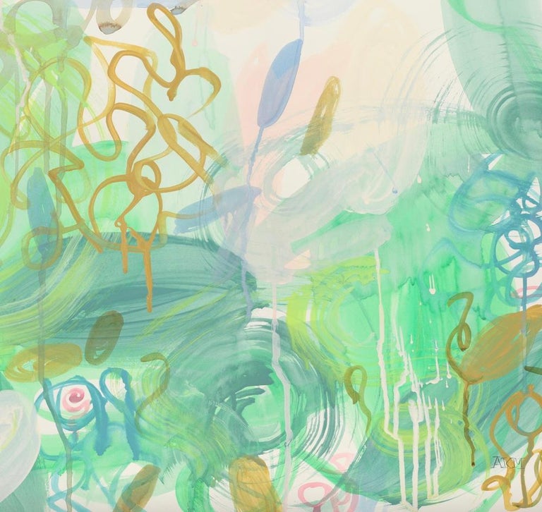 Alex K. Mason - Abstract Nature Painting Alex K. Mason Mother Nature's Work Diptych B For Sale ...