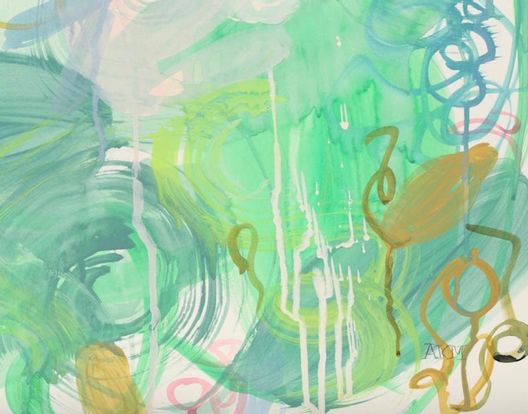 Alex K. Mason - Abstract Nature Painting Alex K. Mason Mother Nature's Work Diptych B For Sale ...