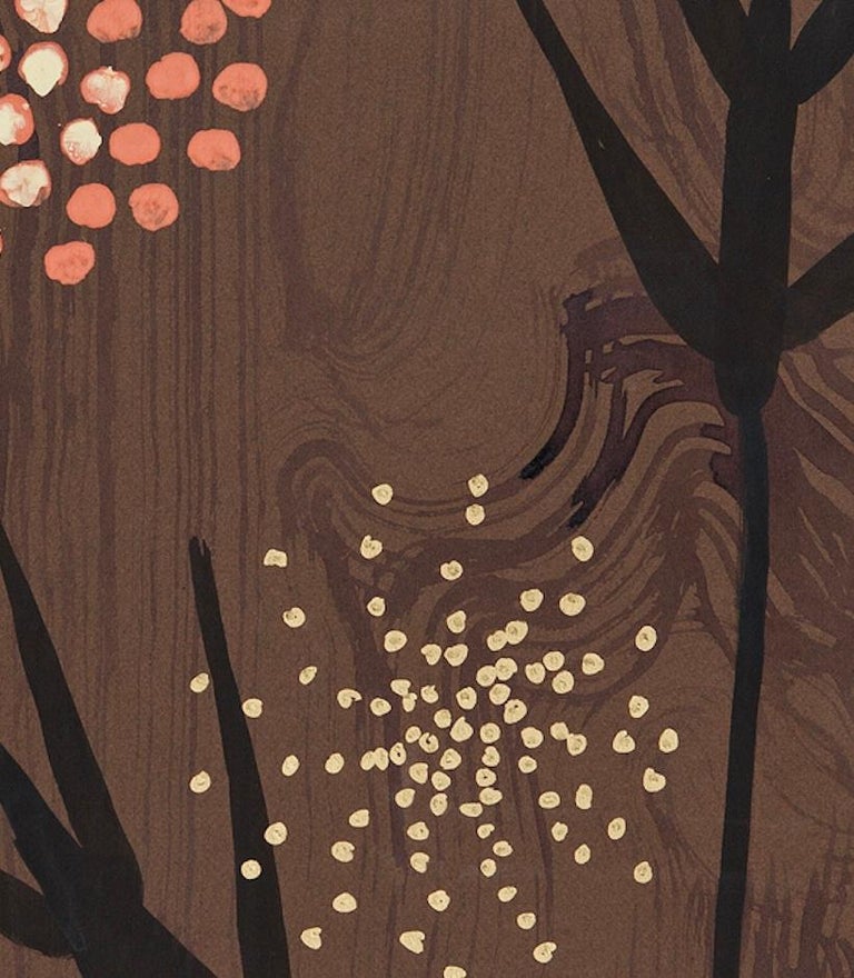 Alex K. Mason - Abstract Nature Painting on Paper Alex K. Mason Faux ...
