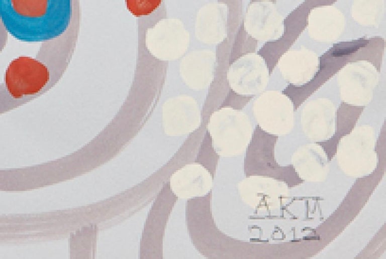 Alex K. Mason - Abstract Painting on Paper Alex K. Mason Sea of Curve ...