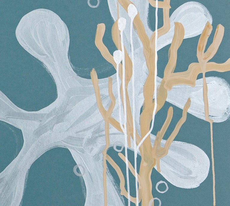 Alex K. Mason - Abstract Seascape Painting Alex K. Mason Silver Coral ...