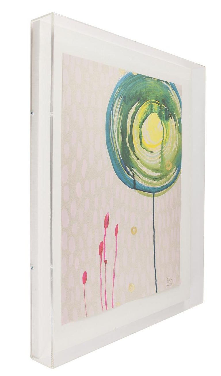 Alex K. Mason - Abstract Giclée Print Alex K. Mason Aqua Spin Series D ...