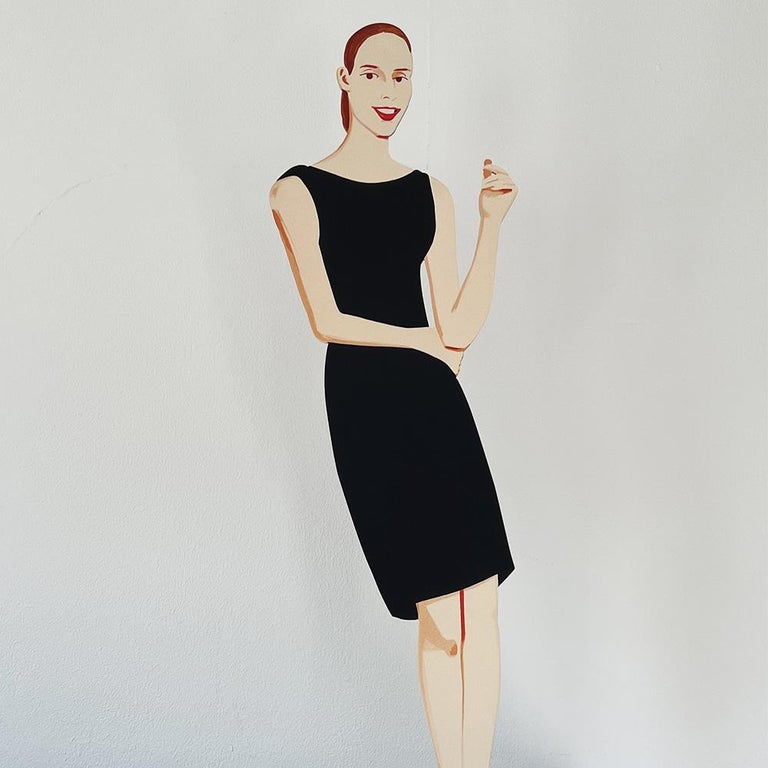 Alex Katz - Alex Katz, Black Dress 5 (Ulla), Cut-Out, Interior Design ...