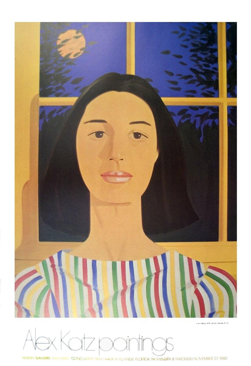 1980 Alex Katz 'East Interior Portrait' Poster at 1stDibs