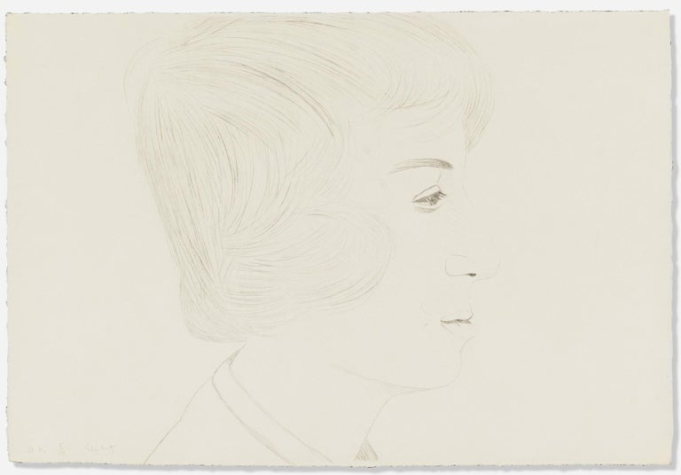 Alex Katz - Alex Katz 'Vincent' Lithograph 1972 For Sale at 1stDibs
