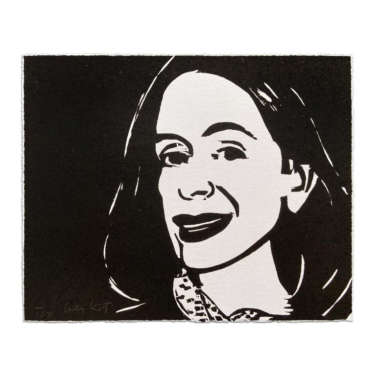 Alex Katz - Dark Eyes, American Pop Art, Modern Realism, Contemporary ...