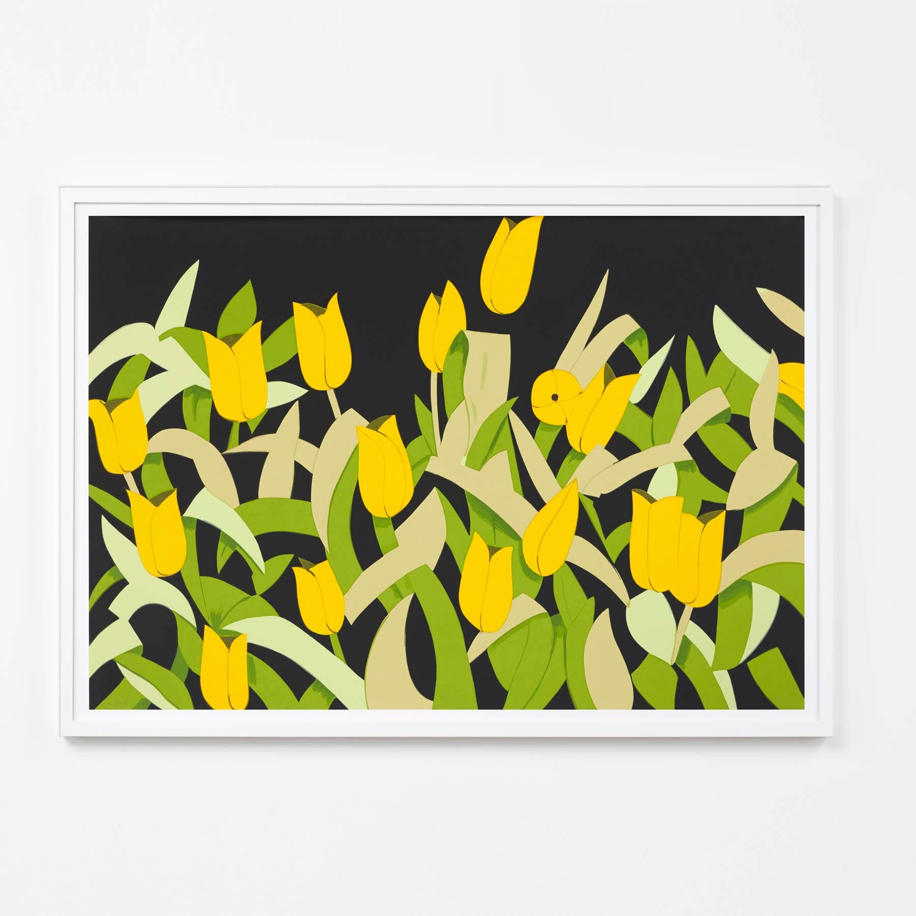 Alex Katz - Yellow Tulips - Contemporary, 21st Century, Silkscreen ...