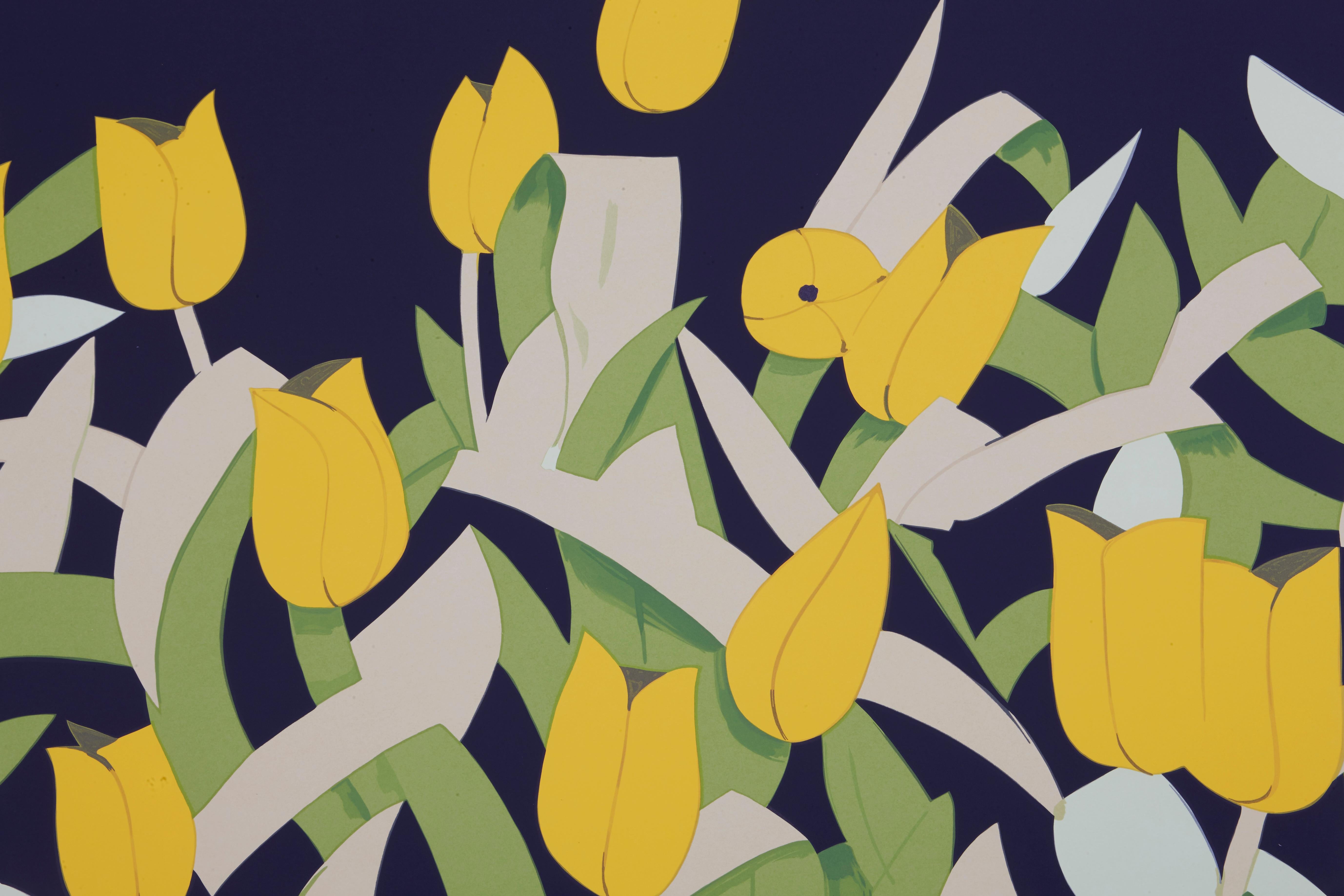 Alex Katz - Yellow Tulips - Contemporary, 21st Century, Silkscreen ...