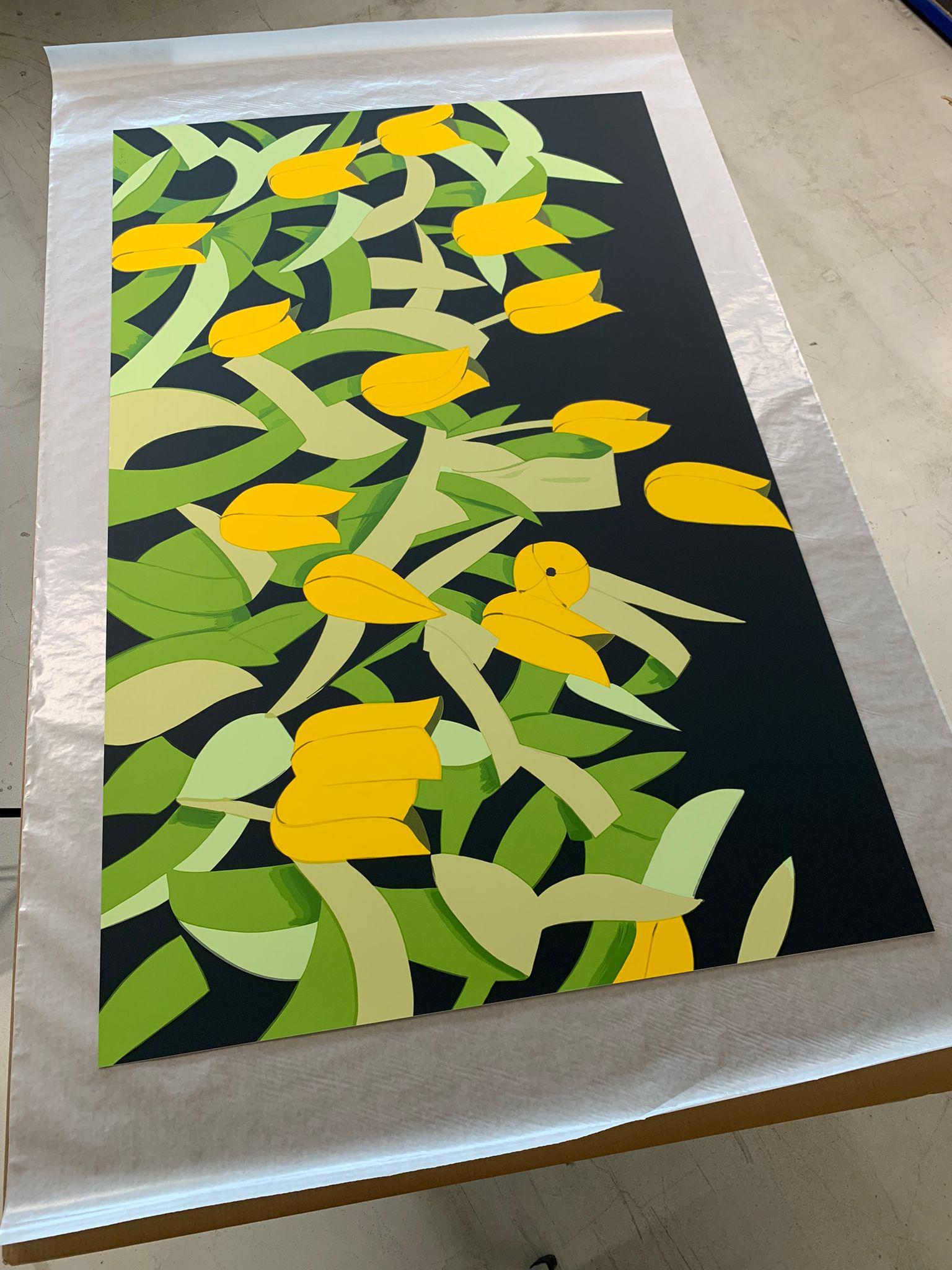Alex Katz - Yellow Tulips - Contemporary, 21st Century, Silkscreen ...