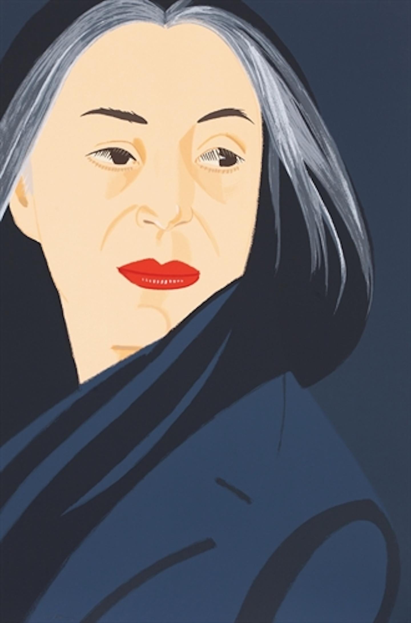 Alex Katz - Alex Katz, 'Black Scarf' Print 1996 For Sale at 1stDibs