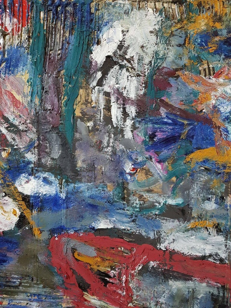 Alex Lazard - Ships Landscape Mixed Media Painting Oil on Linen ...