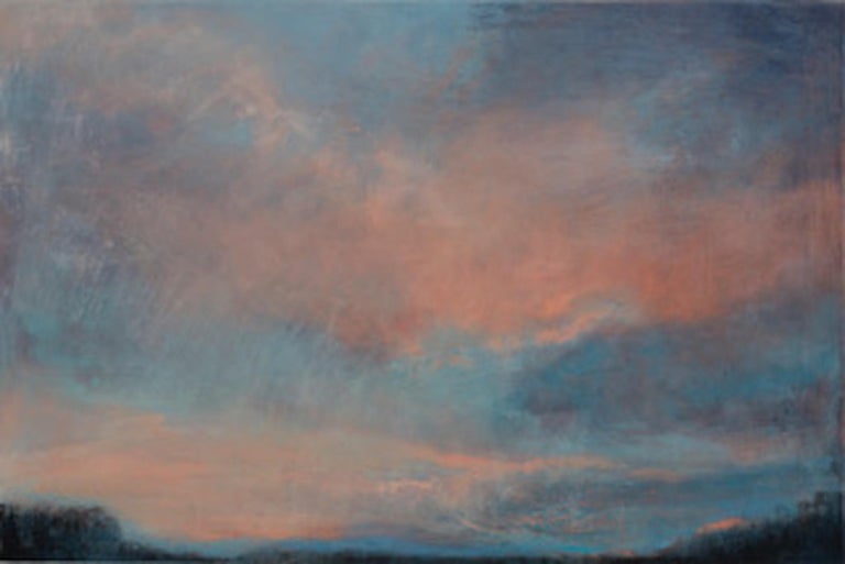 Alex McIntyre - Resilient Sky, skyscape art, original painting, blue ...