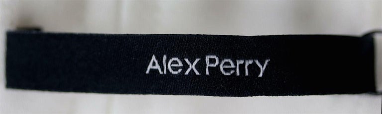 Alex Perry Adams Strapless Croc Effect Crepe Gown For Sale at 1stDibs ...