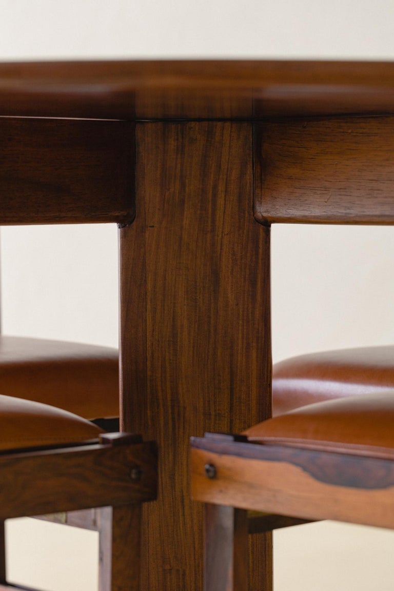 "Alex" Round Dining Table by Sergio Rodrigues, Brazilian Midcentury ...