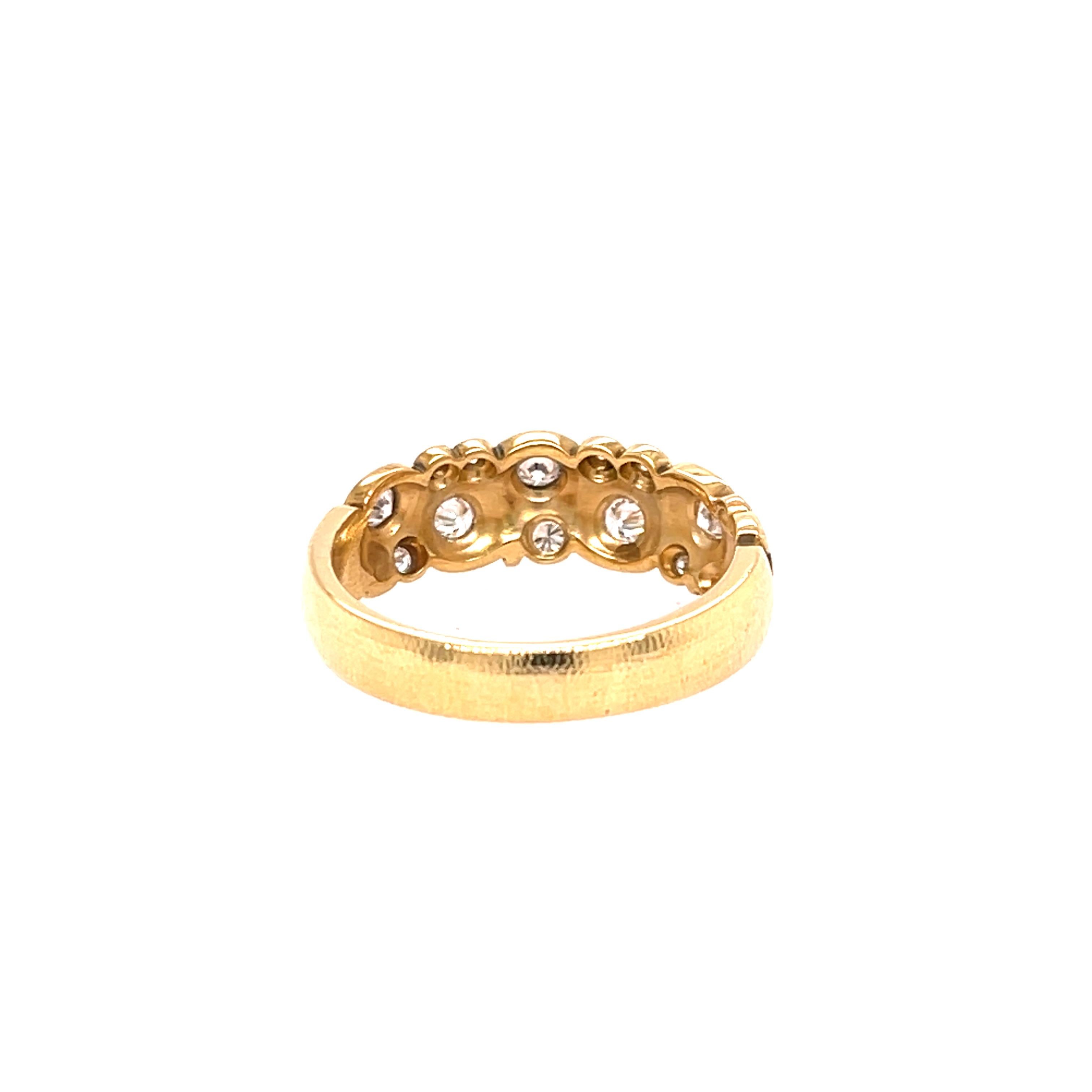 Alex Sepkus Diamond "Candy" Dome Ring 18K Yellow Gold For Sale at ...