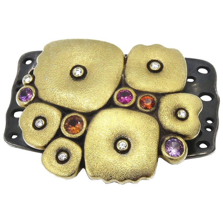 Alex Sepkus Multi-Color and Diamonds "Orchard" Pendant at 1stDibs