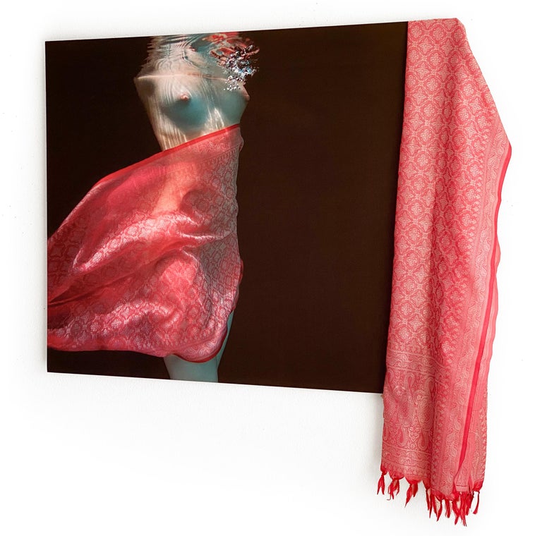 Alex Sher - Indian Scarf - underwater nude photograph - print on ...
