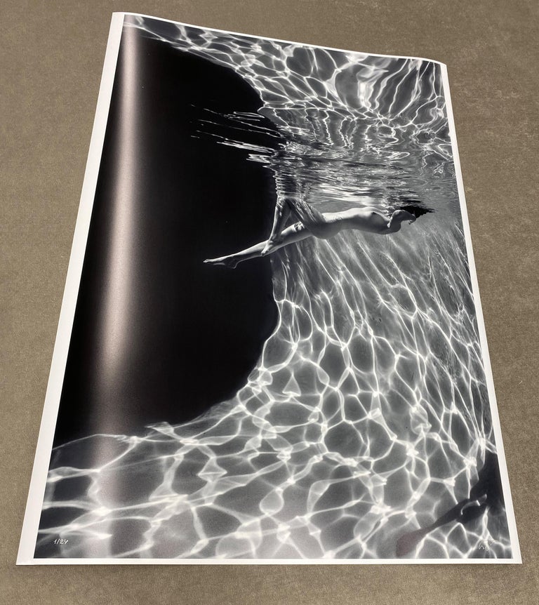 Alex Sher - Marble Cave (gray) - underwater black and white nude ...