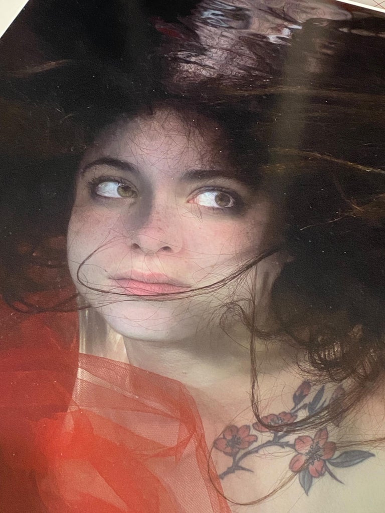 Alex Sher - Mermaid With Flower Tattoo II - underwater nude photograph ...