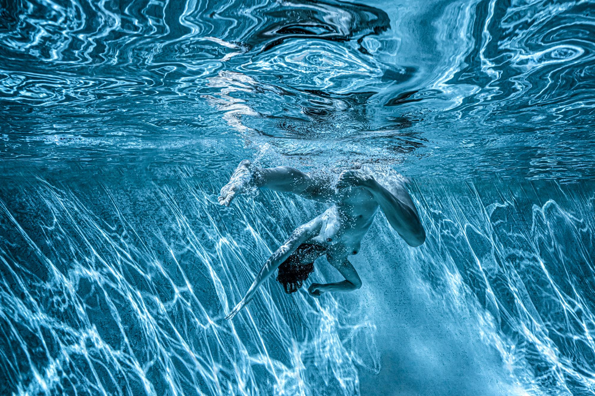 Alex Sher Marble Cave Underwater Nude Photo Print On Aluminum 12 X 8 For Sale At 1stdibs