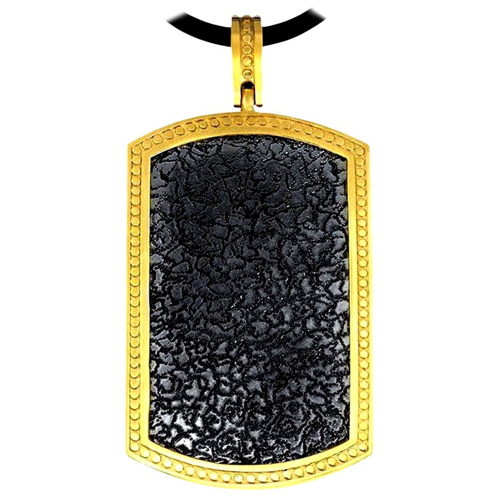 Alex Soldier Agate Garnet Sterling Silver Textured Brooch Pendant ...