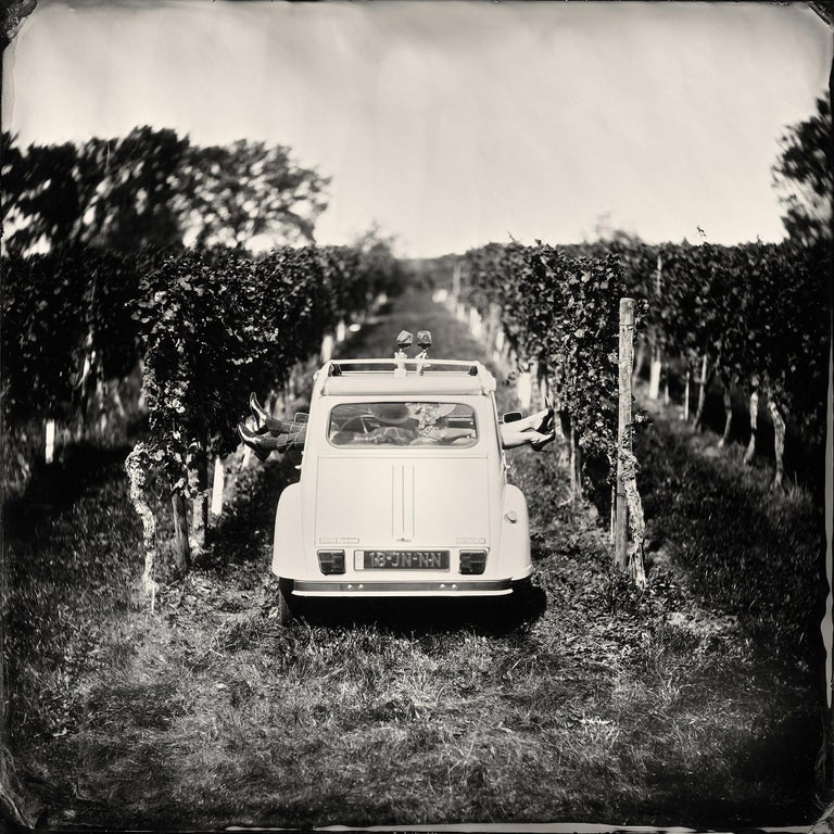 Alex Timmermans - Joie de Vivre- framed black and white photograph by ...