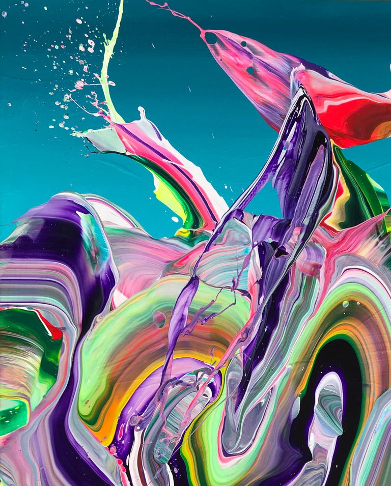 Alex Voinea - Turquoise Energy by Alex Voinea - Colorful Contemporary ...