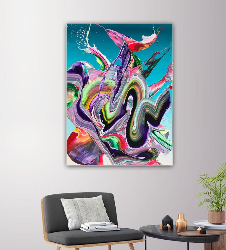 Alex Voinea - Turquoise Energy by Alex Voinea - Colorful Contemporary ...