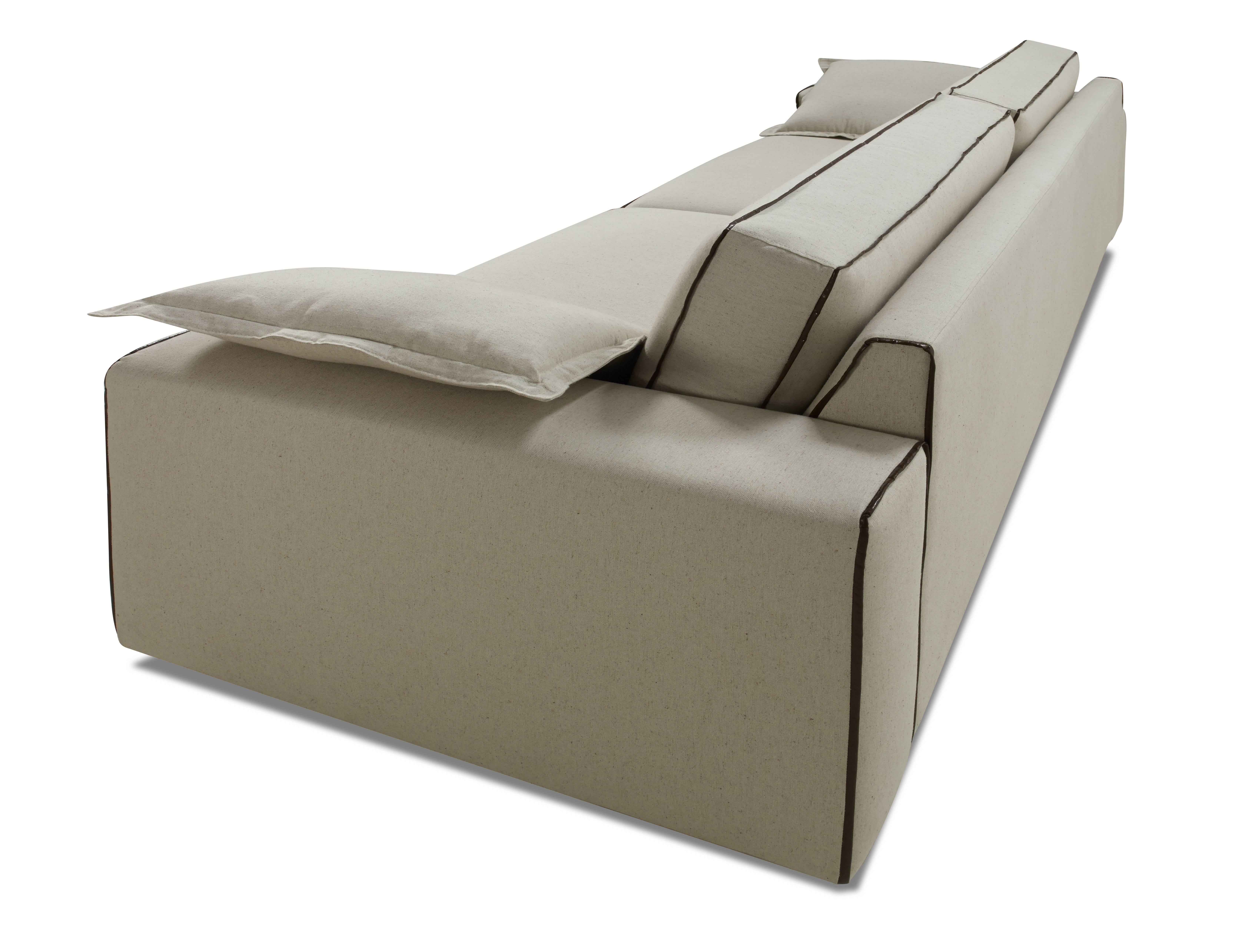 Beige Linen, Egeu Sofa For Sale at 1stDibs | beige linen sofa