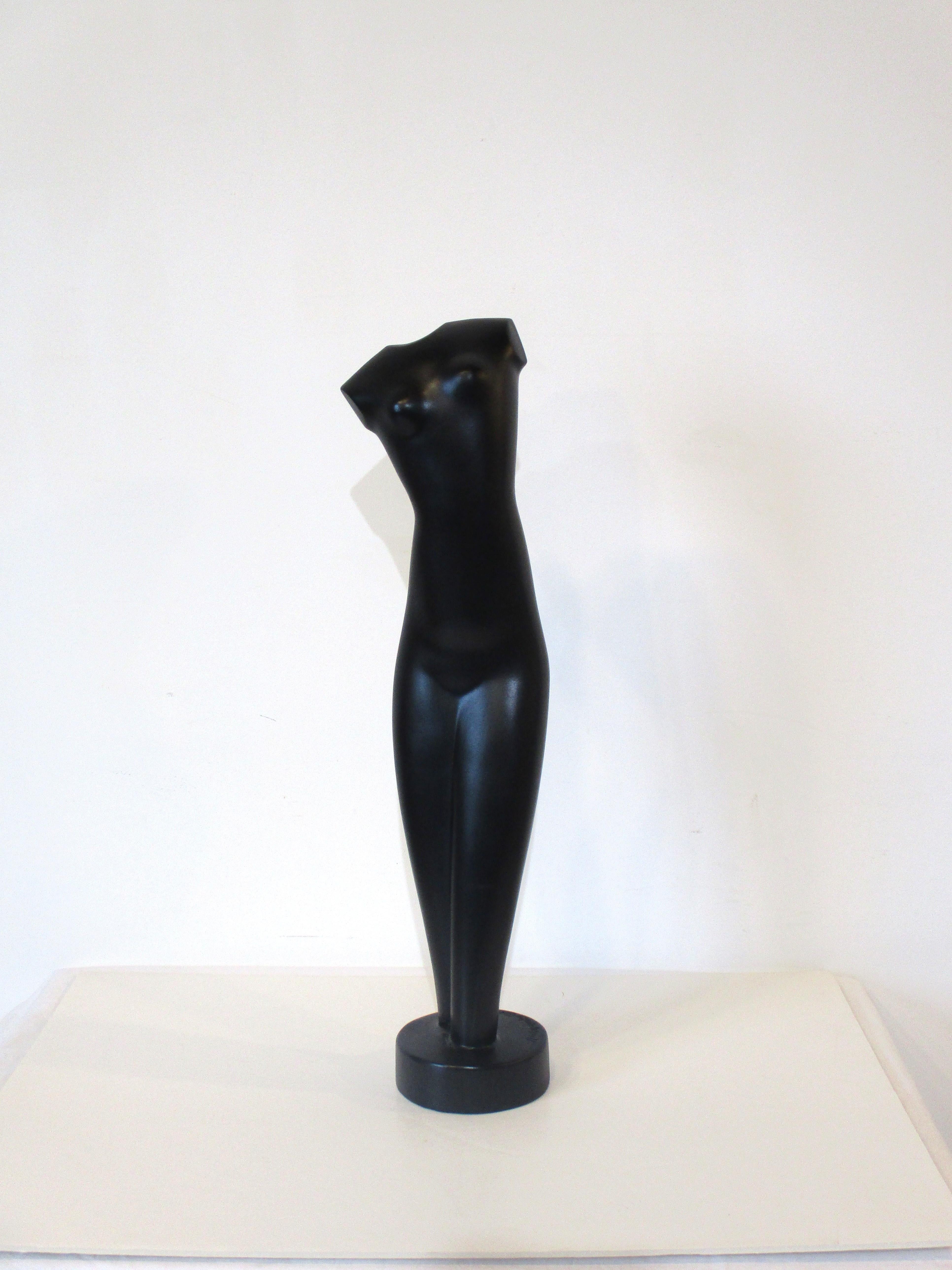 Alexander Archipenko Hollywood Torso Sculpture Nude 1948 at 1stDibs