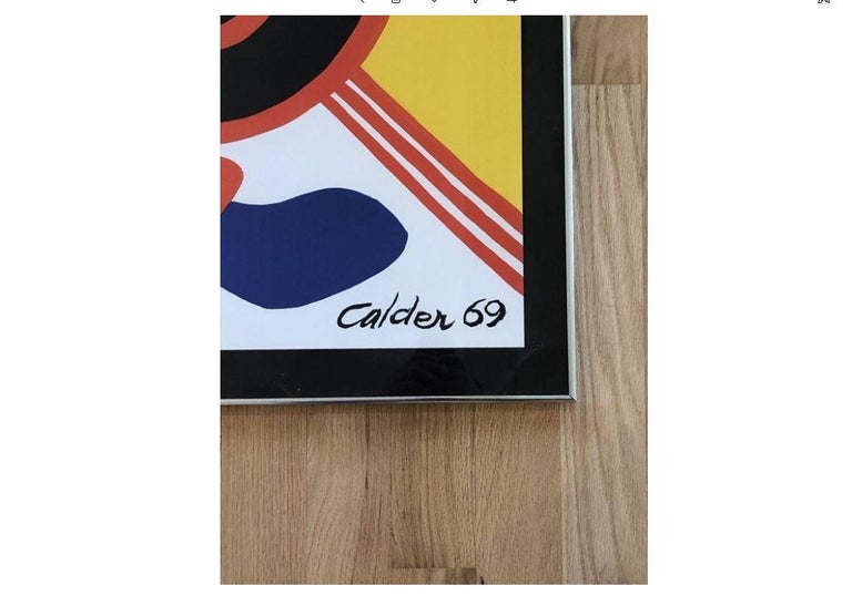 Alexander Calder 1969 Lithograph Signed and Dated at 1stDibs | calder 69