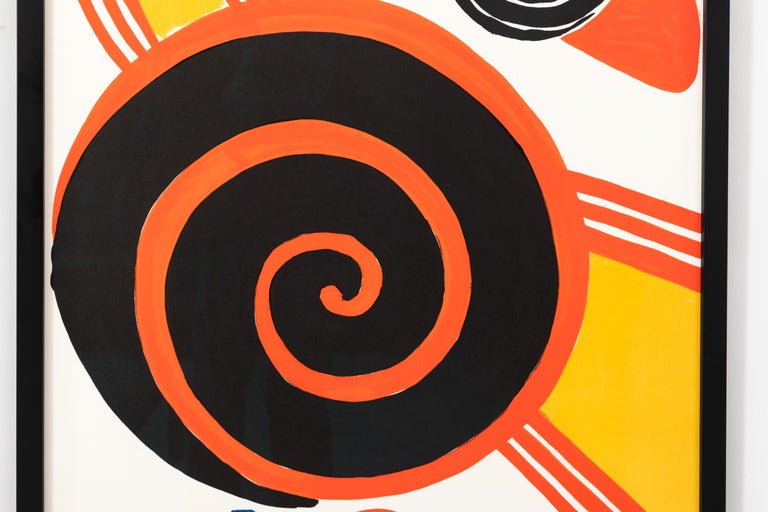 Alexander Calder 1969 Spirals Newly Framed Lithograph at 1stDibs