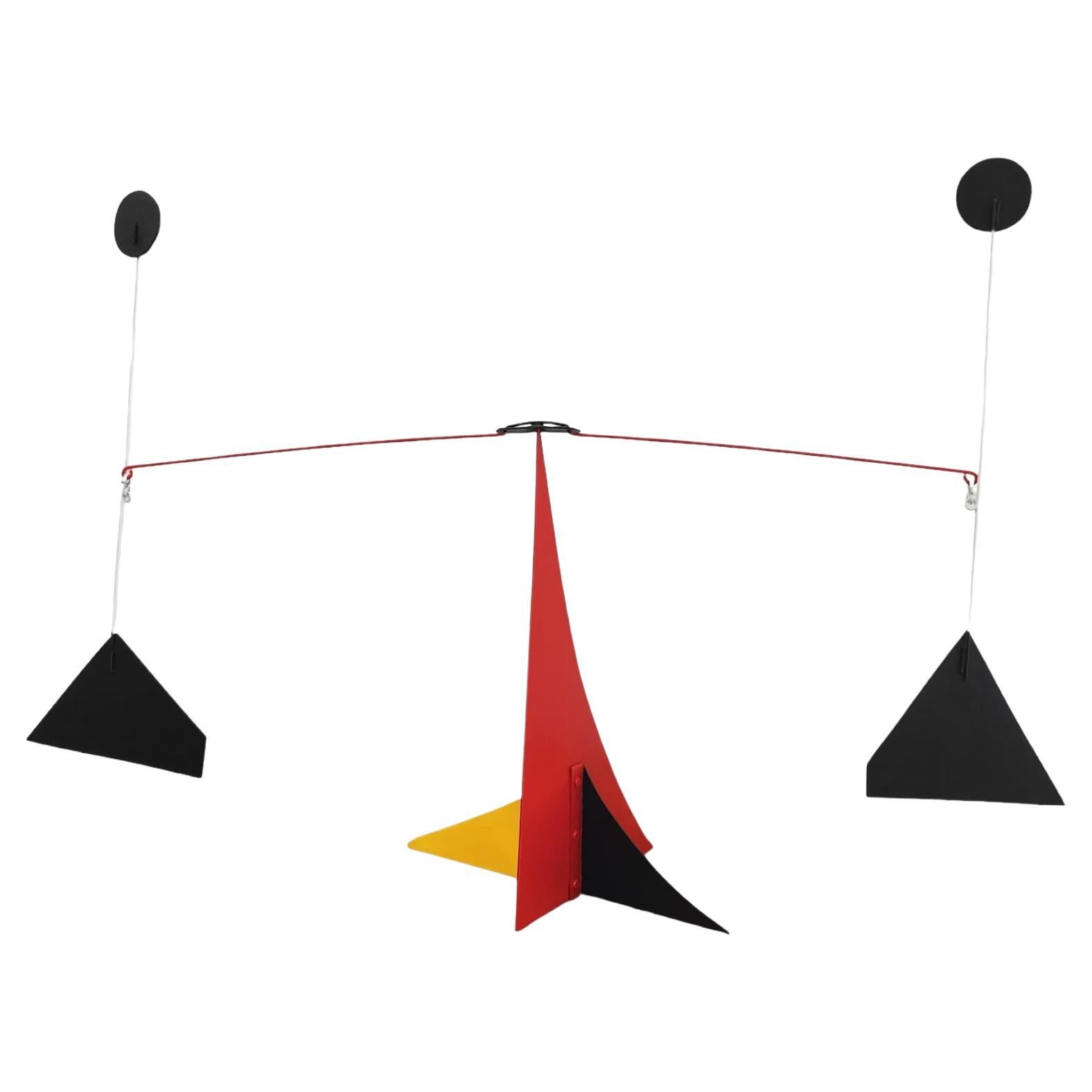 In the Manner of Alexander Calder Hanging mobile Sculpture at 1stDibs