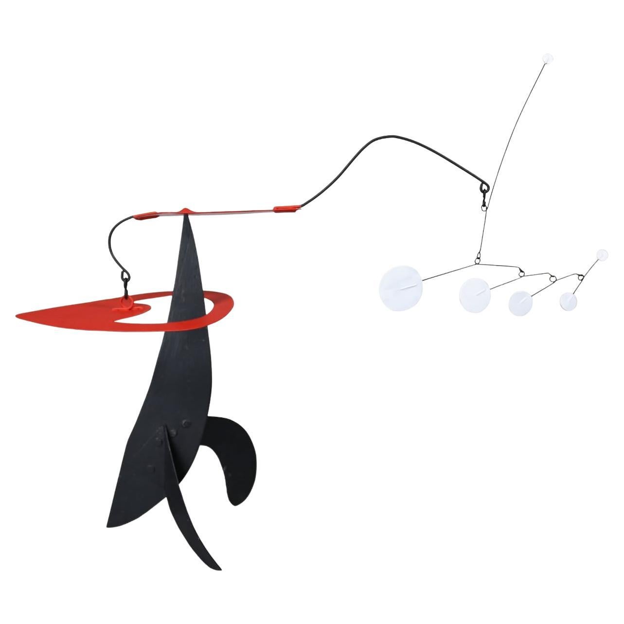 20th Century Alexander Calder Style Standing Kinetic Modern Mobile ...