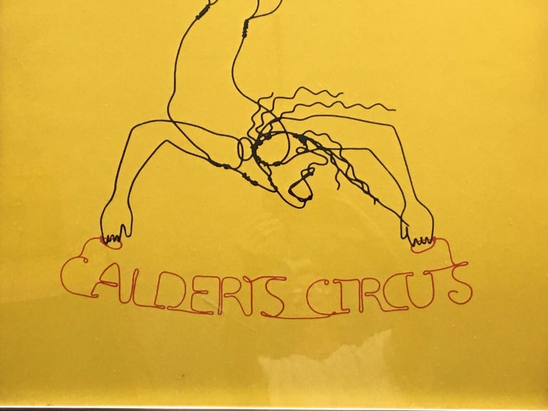 Alexander Calder "Circus" 1972 Exhibition Poster at 1stDibs
