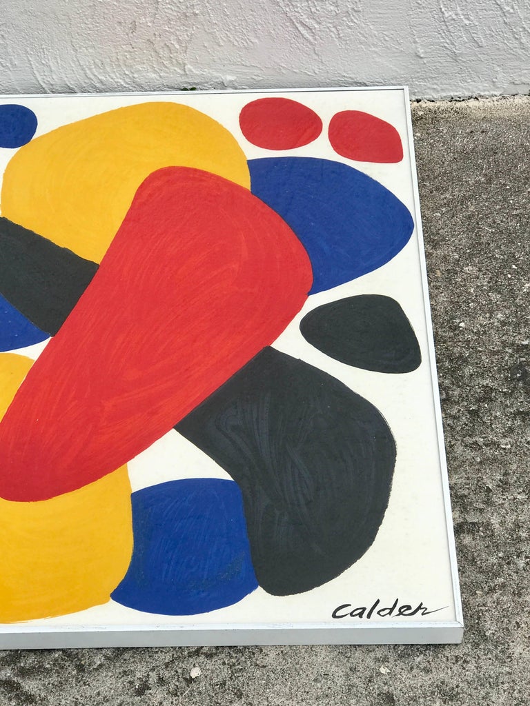 Alexander Calder Color Lithograph "Boomerang" at 1stDibs
