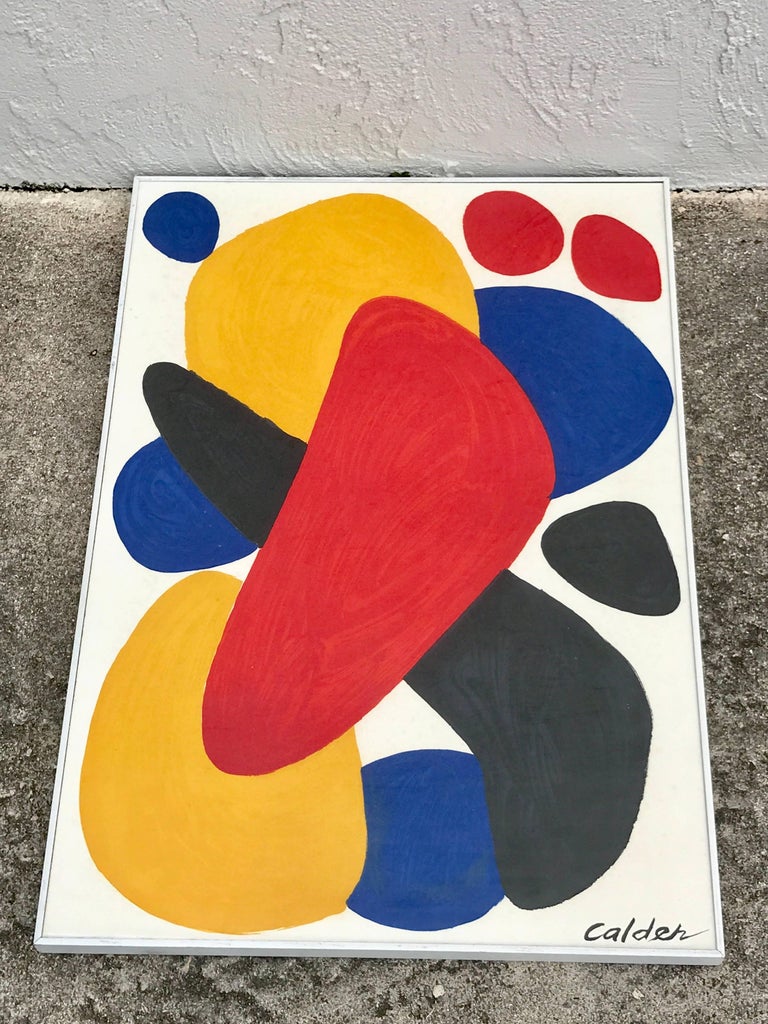 Alexander Calder Color Lithograph "Boomerang" at 1stDibs