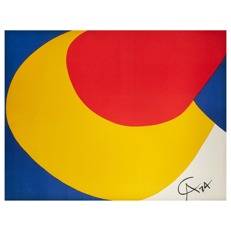 Alexander Calder 'Flying Colors’ Lithograph at 1stDibs