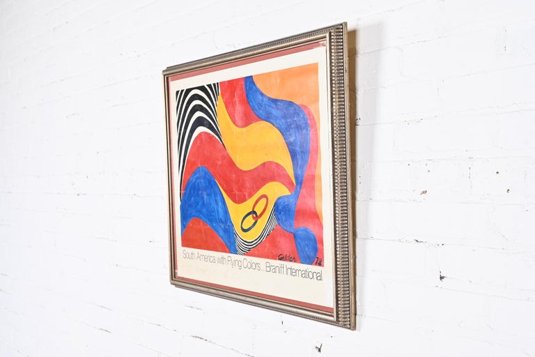 Alexander Calder "Friendship" Lithograph, Braniff Flying Colors ...