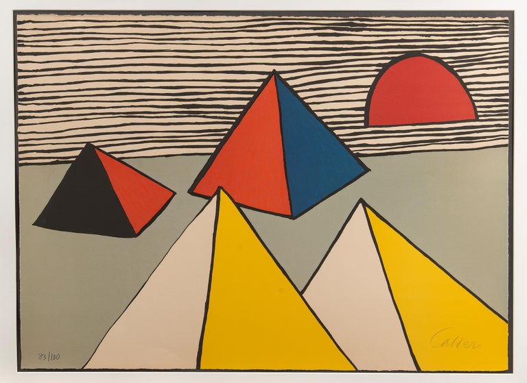 Alexander Calder - Pyramids at Dawn (83/100 Limited Edition Print) at ...