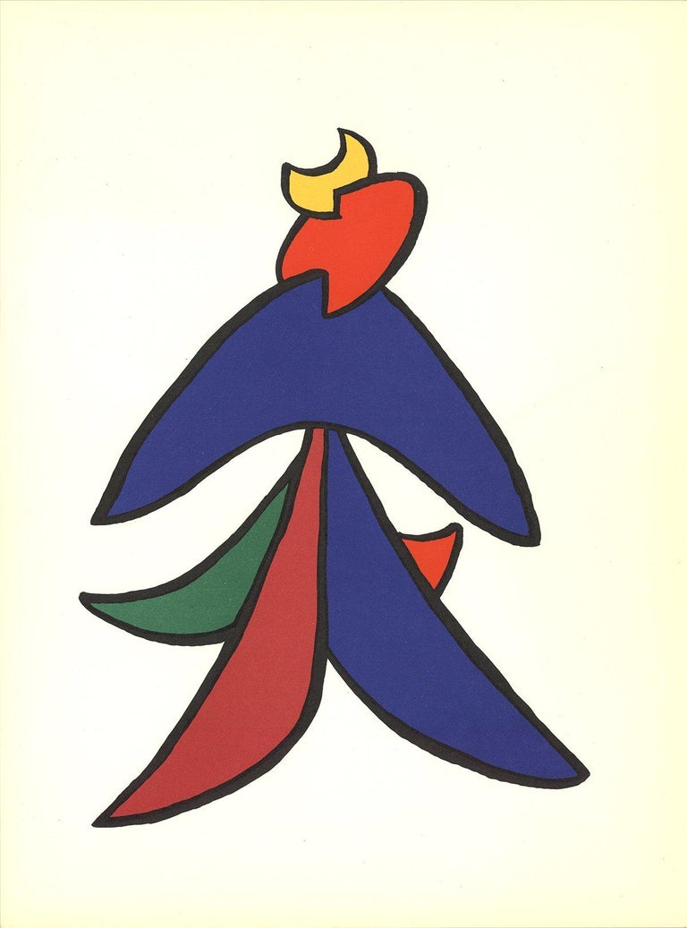 Alexander Calder - 1963 Alexander Calder ''Intersecting Coloured Shapes ...