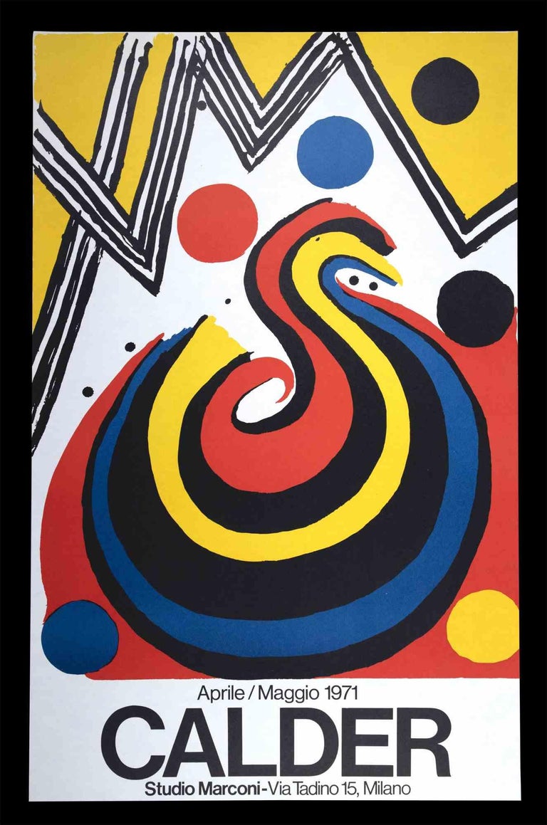 Alexander Calder Exhibition Poster - Vintage Offset Print and ...