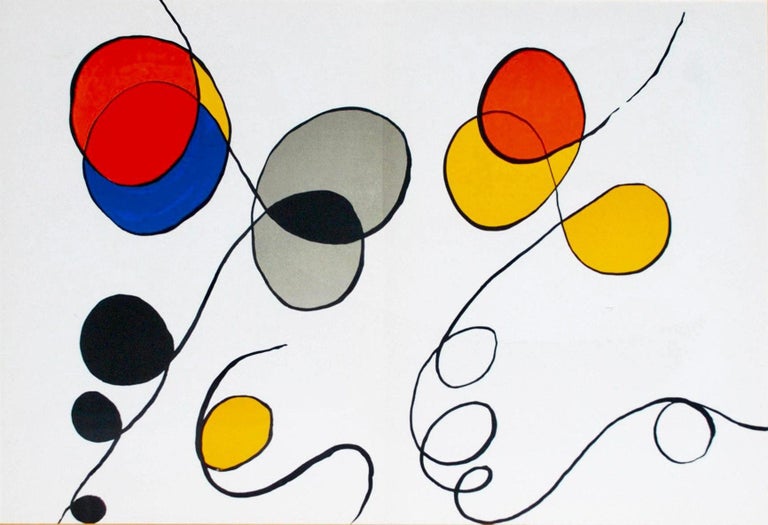 Alexander Calder - Alexander Calder lithograph derrière le miroir ...