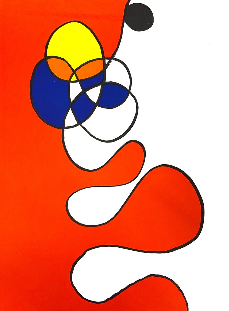 Alexander Calder - Alexander Calder lithograph derrière le miroir For ...